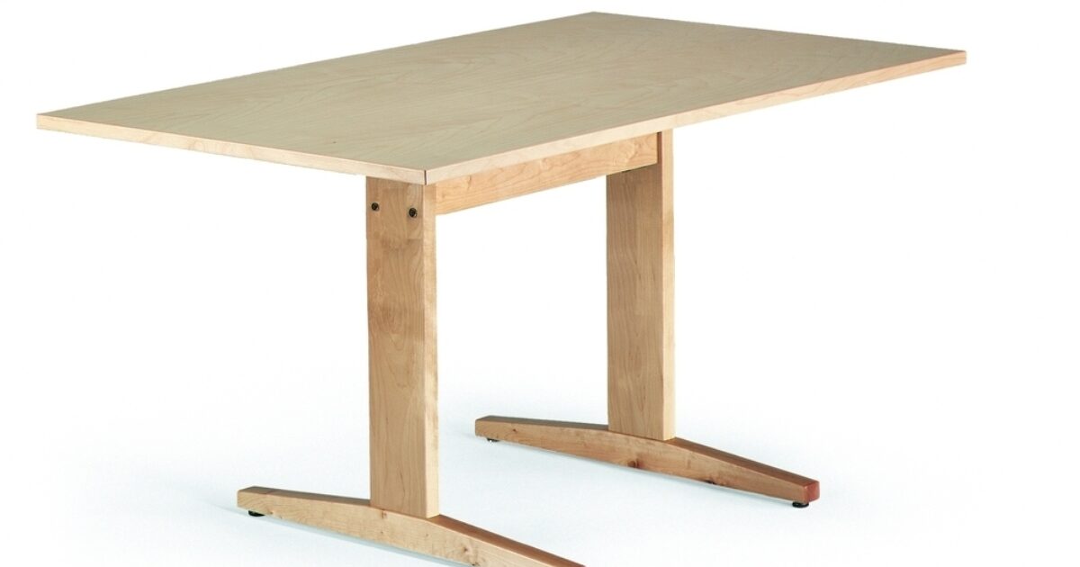 Helland Bo regulerbart spisebord 140x80 cm m/T-ben | Lindbak